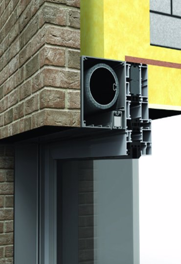 Screen- Rollo HR10-ZIP mit Unterputzkasten | Isotra-jalousien.de